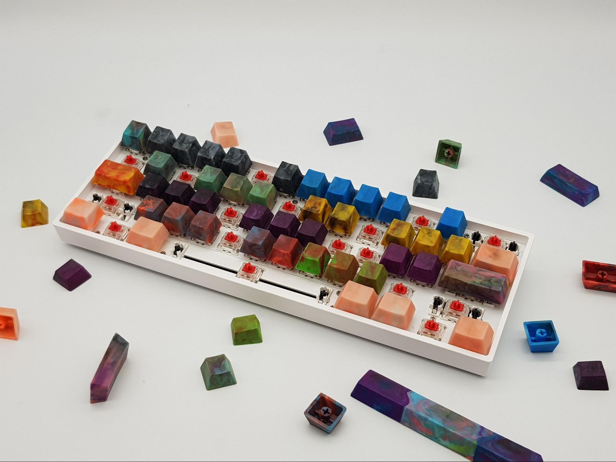 Creating A Custom Keyboard From Recycled Plastic Using 3D Printed ...