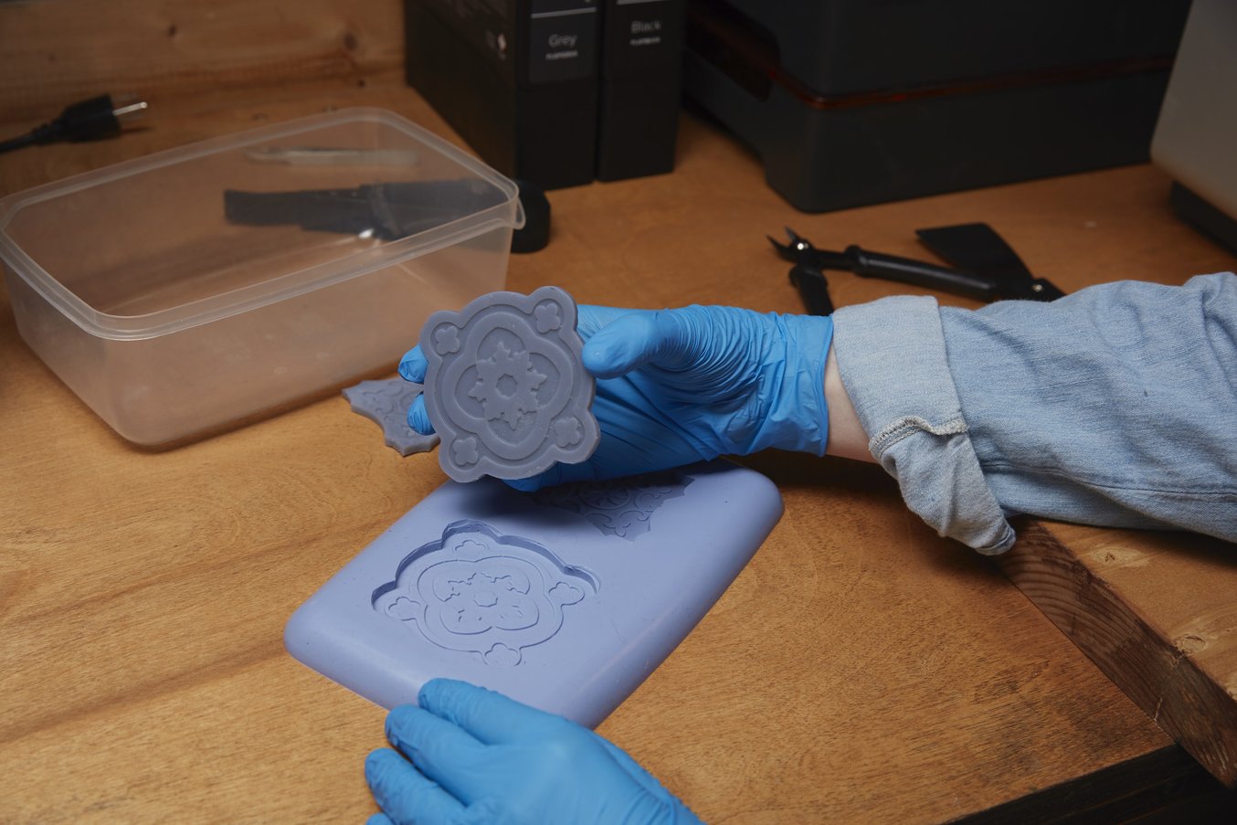 Etwas H rgesch digt Empfehlung Material Para Moldes Schaufel Glanz 